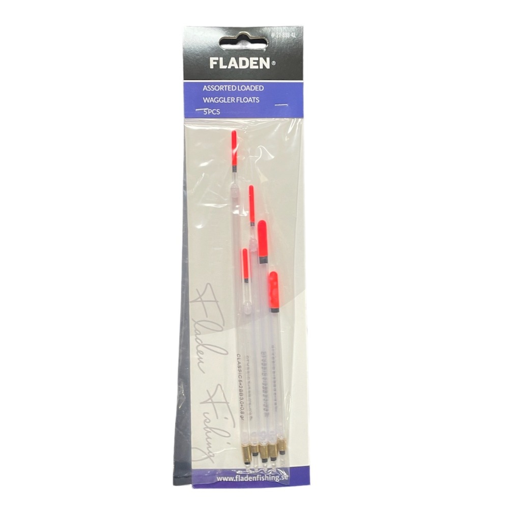 Fladen 5pk Assorted Clear Loaded Waggler floats - Own4Less